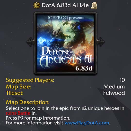 دانلود جدیدترین نسخه ی مپ های دوتا و AI و LOD